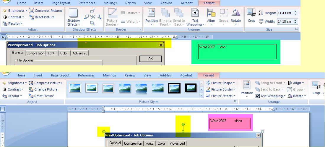 Topic: Word Inline Graphics: Two types @ AskWoody