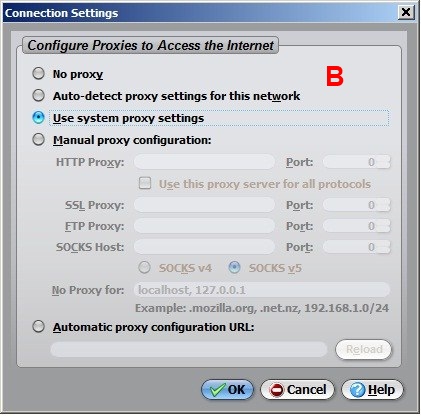 Topic: Firefox 9.0.1 connection settings @ AskWoody