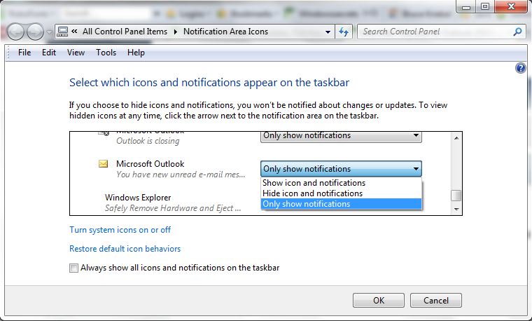 Topic: New Mail Tray Icon In Outlook 2010 @ AskWoody