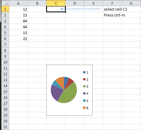 Topic: Center Pie Chart in Excel Cell @ AskWoody