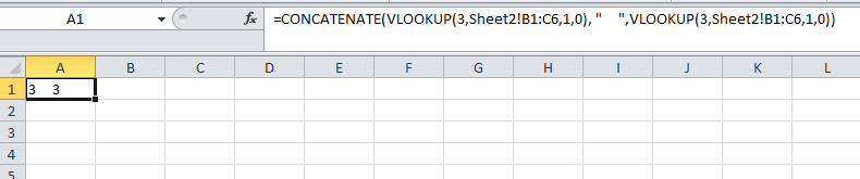 Topic: two looked up numbers side by side in one cell @ AskWoody
