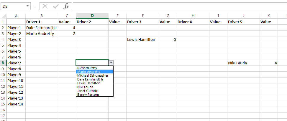 Topic: Excel Fantasy Formula 1 spreadsheet @ AskWoody