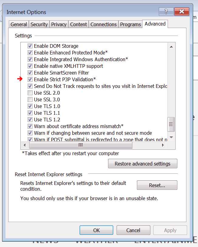 Topic: Improve Internet Explorer 11’s security settings @ AskWoody