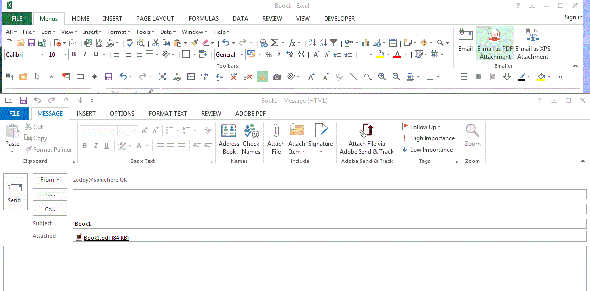 Topic: mailing unsaved excel spreadsheet in office 2010 @ AskWoody