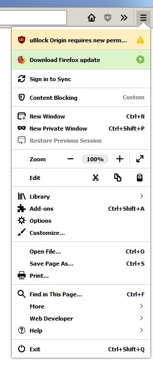 Topic: Ublock Origin Update? @ AskWoody