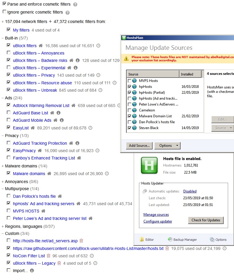Topic: Chrome – can you run with modified Hosts file @ AskWoody