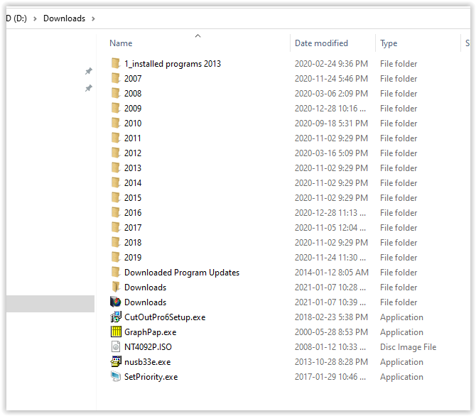 Topic: special folders @ AskWoody