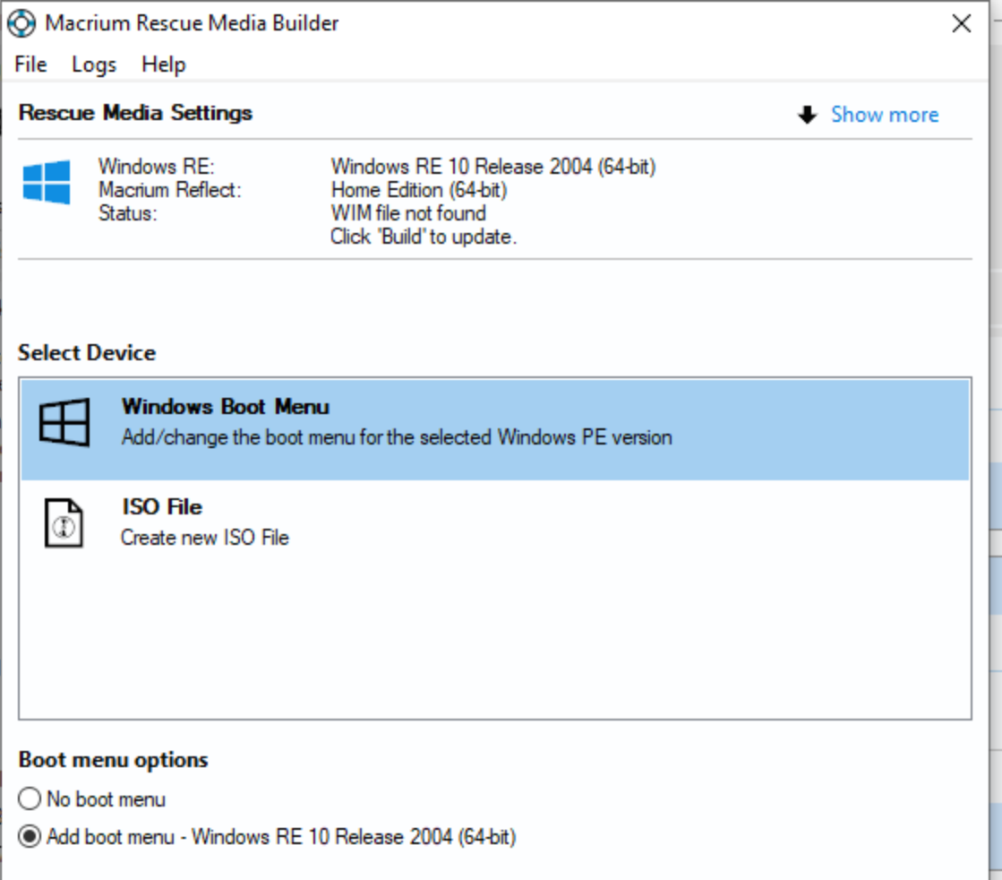 Topic: Step by step setting up Macrium @ AskWoody