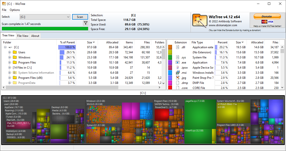 Topic: Free Space Diminishing @ AskWoody