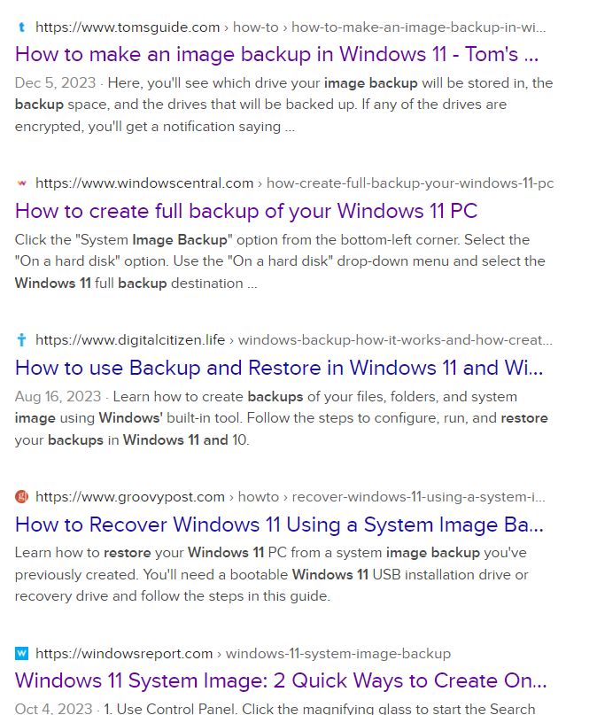 Topic: Windows settings backups @ AskWoody