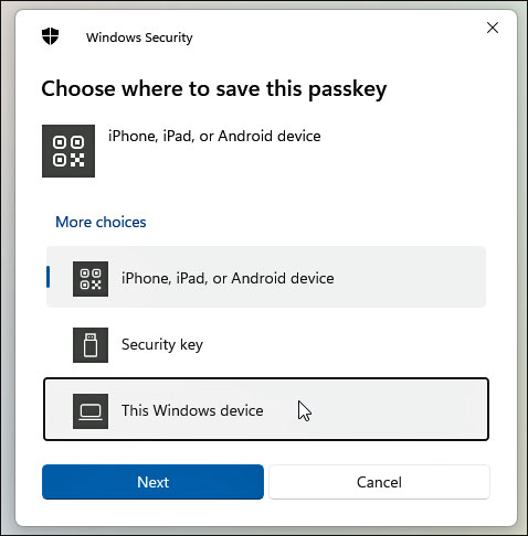 FREE EDITION: I set up passkeys for my Microsoft account @ AskWoody