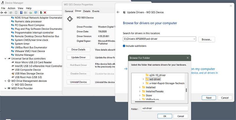 Topic: Help with WD usb driver on Windows 11 @ AskWoody
