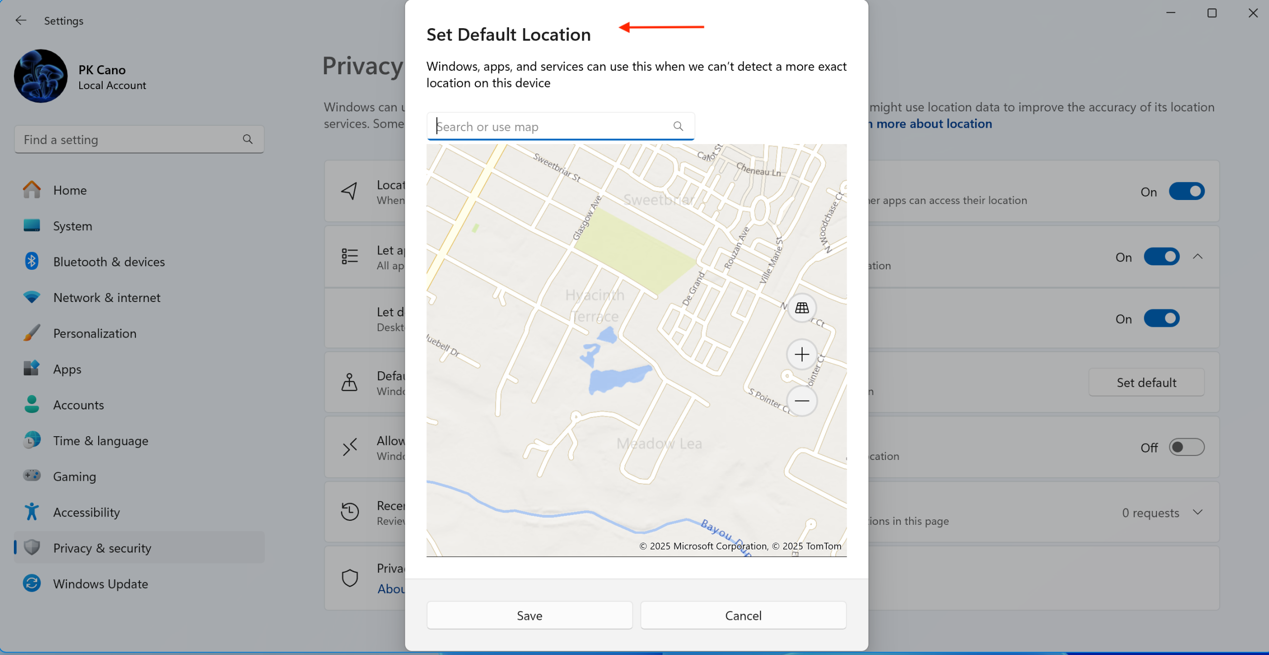 Topic: Can’t set PC’s default location without Windows Maps @ AskWoody