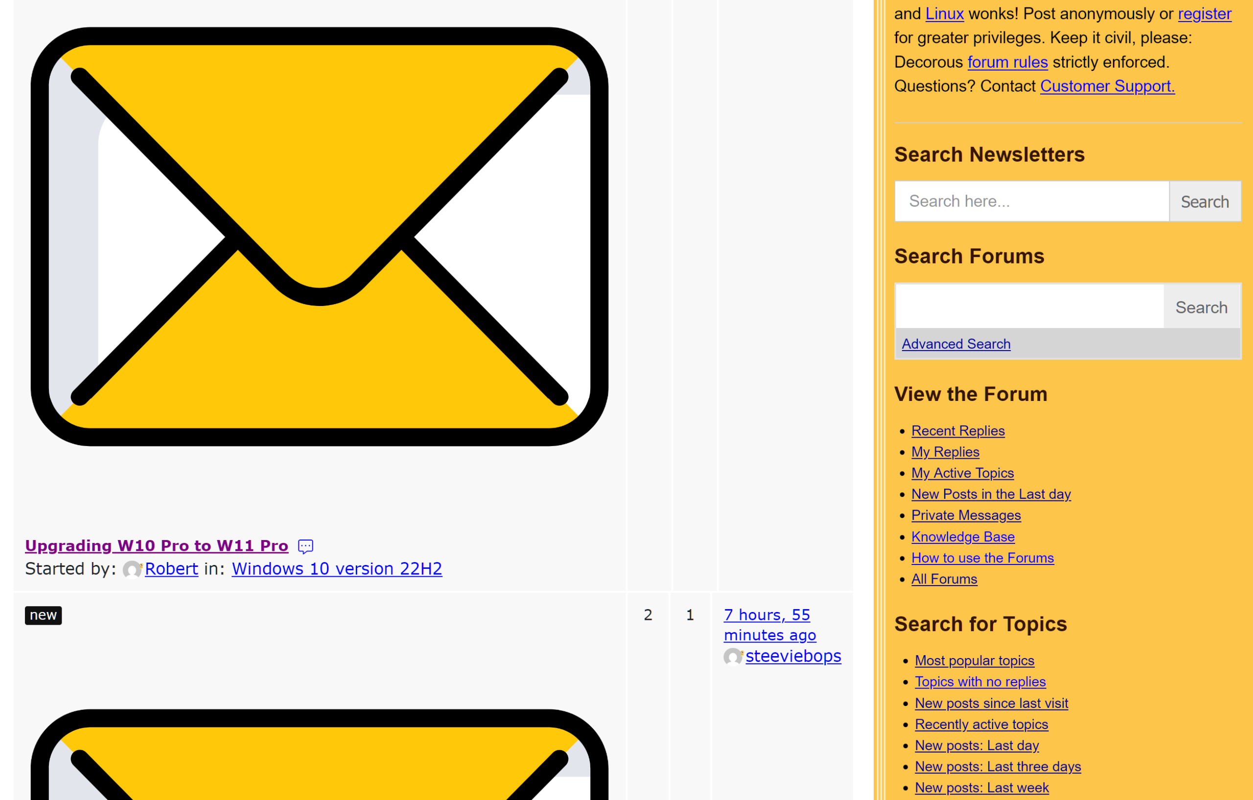 Topic: AskWoody pages show strange giant icons on Firefox @ AskWoody