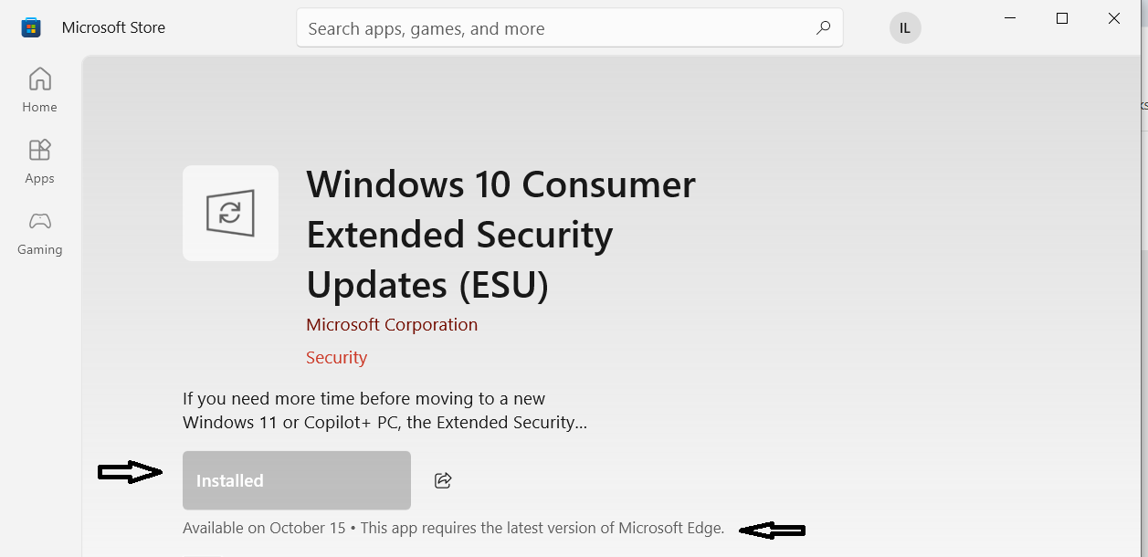 Topic: Notified by Microsoft today of being charged for ESU purchase ...