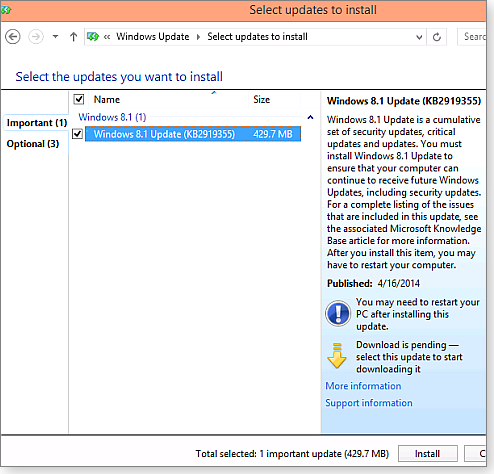 Win8.1 Update becomes the new patch ‘baseline’ @ AskWoody